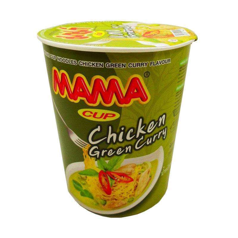 Jual Mama Instant Noodle Chicken Green Curry (Cup) 60G di Seller Blibli ...