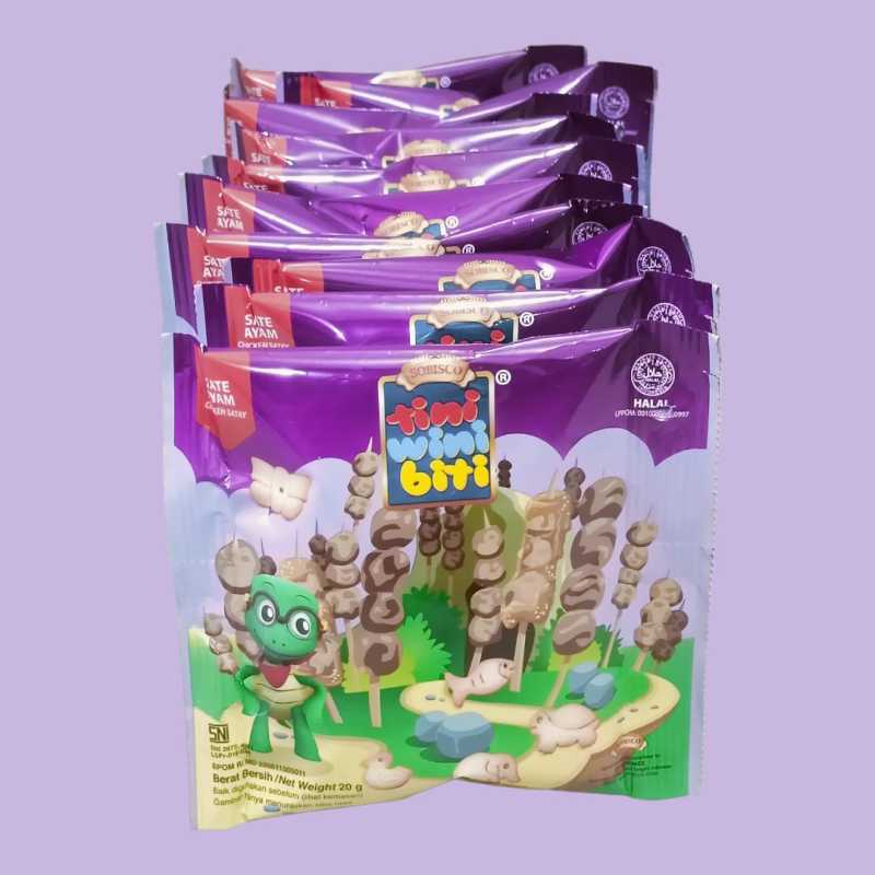 Jual Tini Wini Biti Sate AYam Biscuit 20gr [10 sachet/pack] di Seller ...