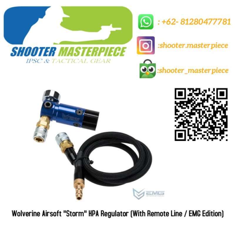 Promo Wolverine Airsoft Storm HPA Regulator With Remote Line / EMG ...