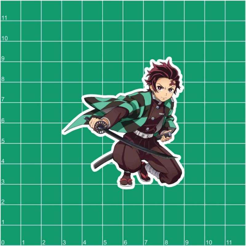 Jual Sticker - Stiker Kimetsu No Yaiba -demon Slayer- Tanjiro Kamado ...