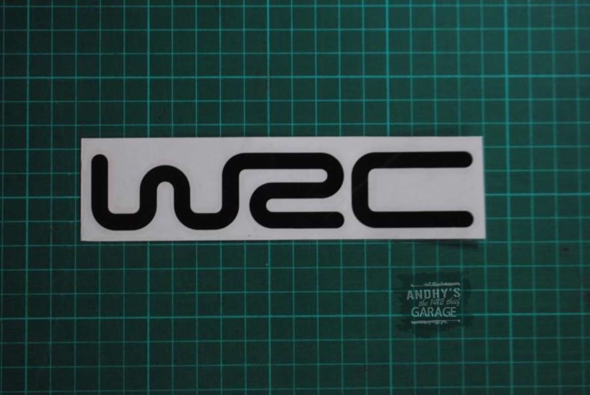 Jual Sticker / Stiker WRC World Rally Championship Logo - WHITE di ...