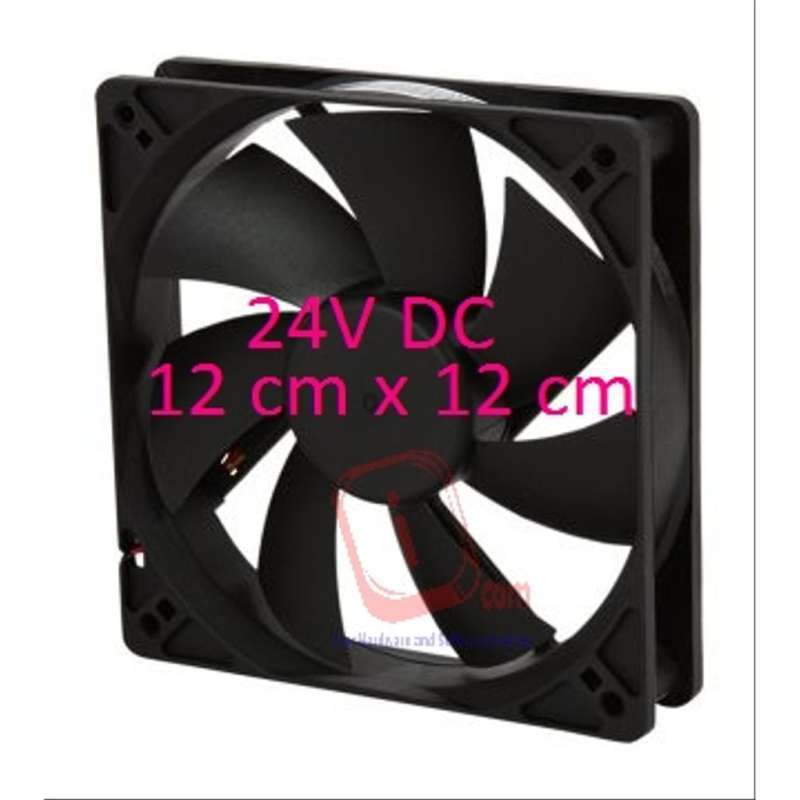 Jual Fan Casing Brushless Hitam Kipas 12 Cm DC 24V di Seller irabellastore - Pasar Merah Timur ...