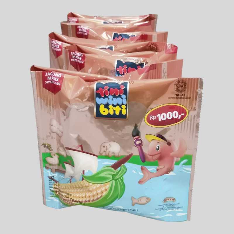 Jual TINI WINI BITI RASA JAGUNG MANIS BISKUIT 18gr [10 sachet/renceng ...