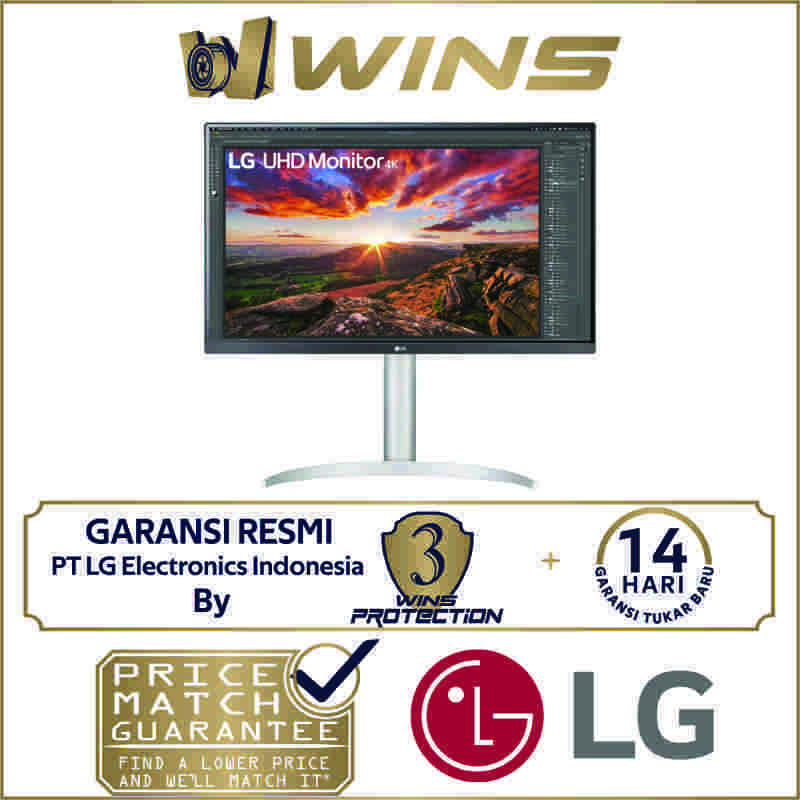 Jual LG 27UP850-W ATI 27'' Monitor UHD 4K IPS VESA DisplayHDR 400 USB C ...