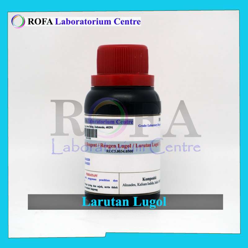 Jual Larutan Lugol / Lugol Solution / Reagen Lugol / Larutan Uji Amilum ...