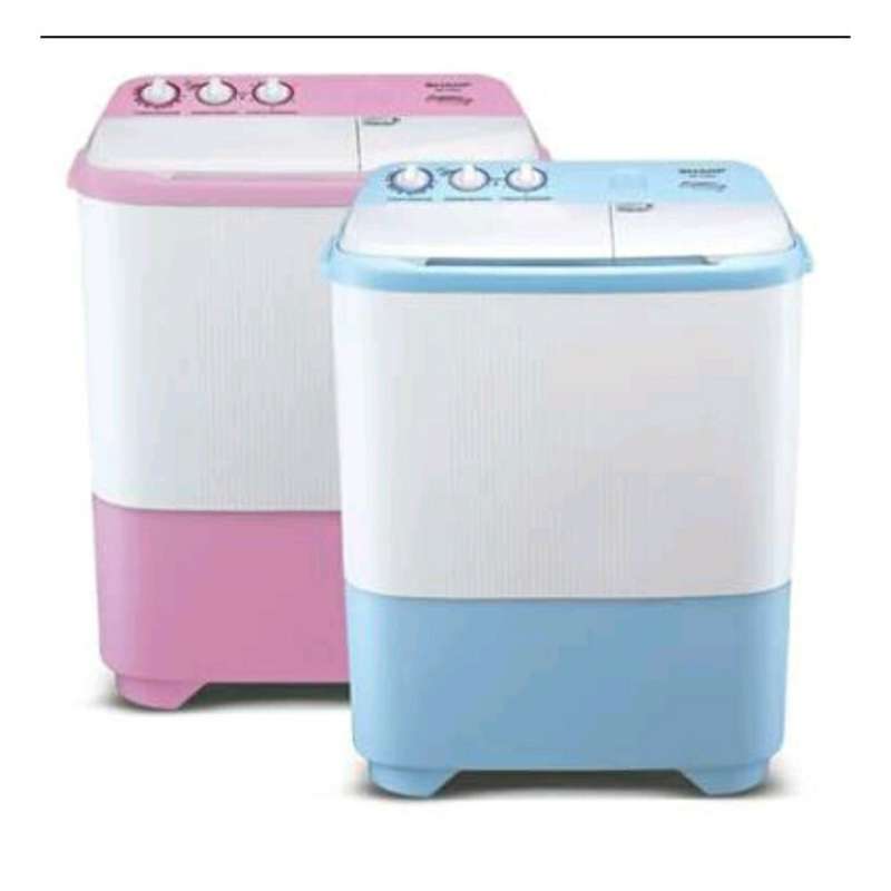 Jual Sharp Es-t79sj Bl/pk Mesin Cuci Twin Tub Hijab Series 2 Tabung [7.5 Kg] - Pink Di Seller ...
