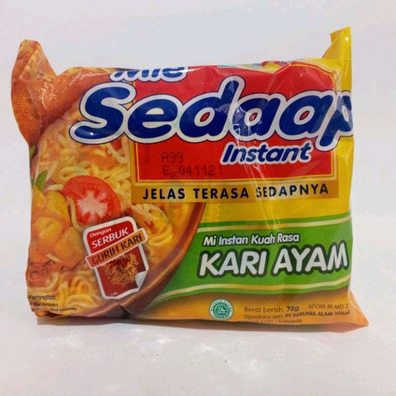 Jual MI SEDAP KARI AYAM - MIE INSTAN SEDAAP KUAH di Seller Toko ...