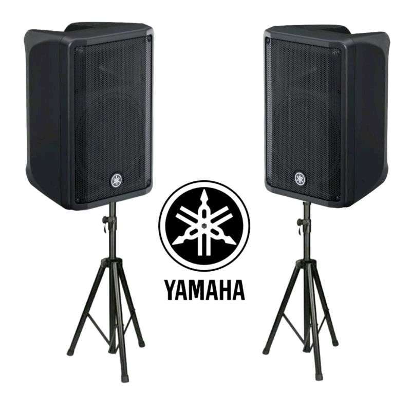 Promo Paket Speaker Yamaha Dbr 12 Aktif Mixer Mg 06 Xu Mic Full Set ...