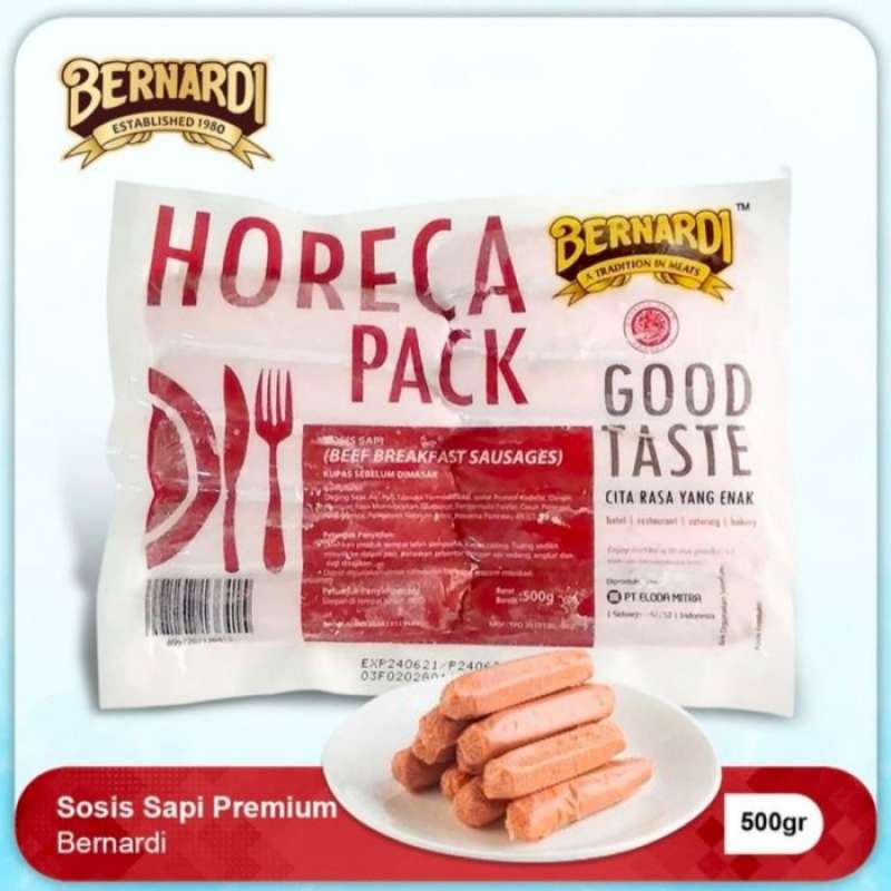 Jual Bernadi Sosis Horeca 500gr / sosis horeca / sosis bernadi ...
