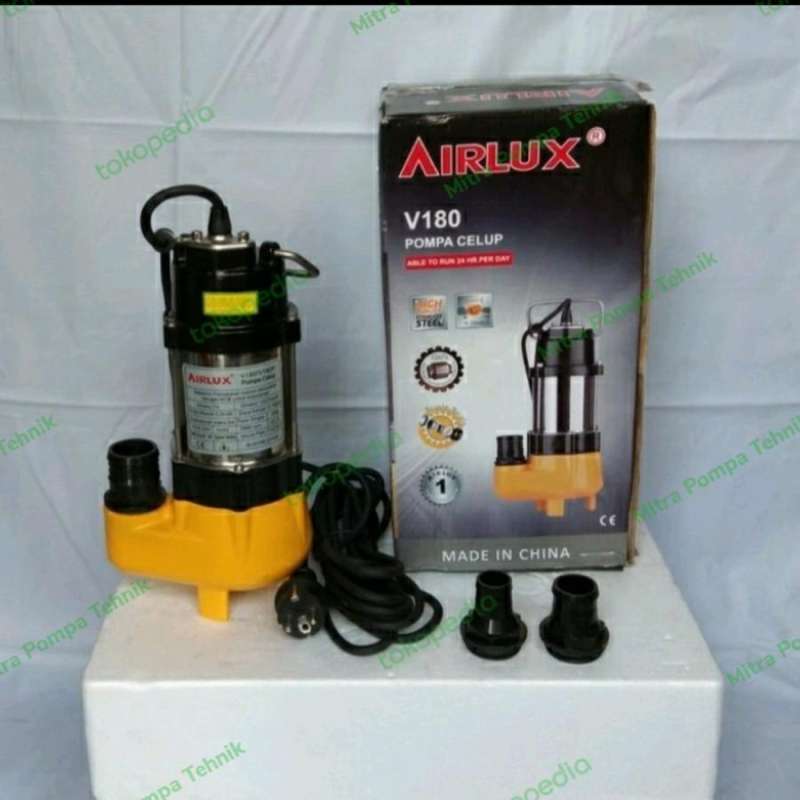 Jual Pompa Celup Air Kotor AIRLUX V180 Submersible Sewage Pump di ...