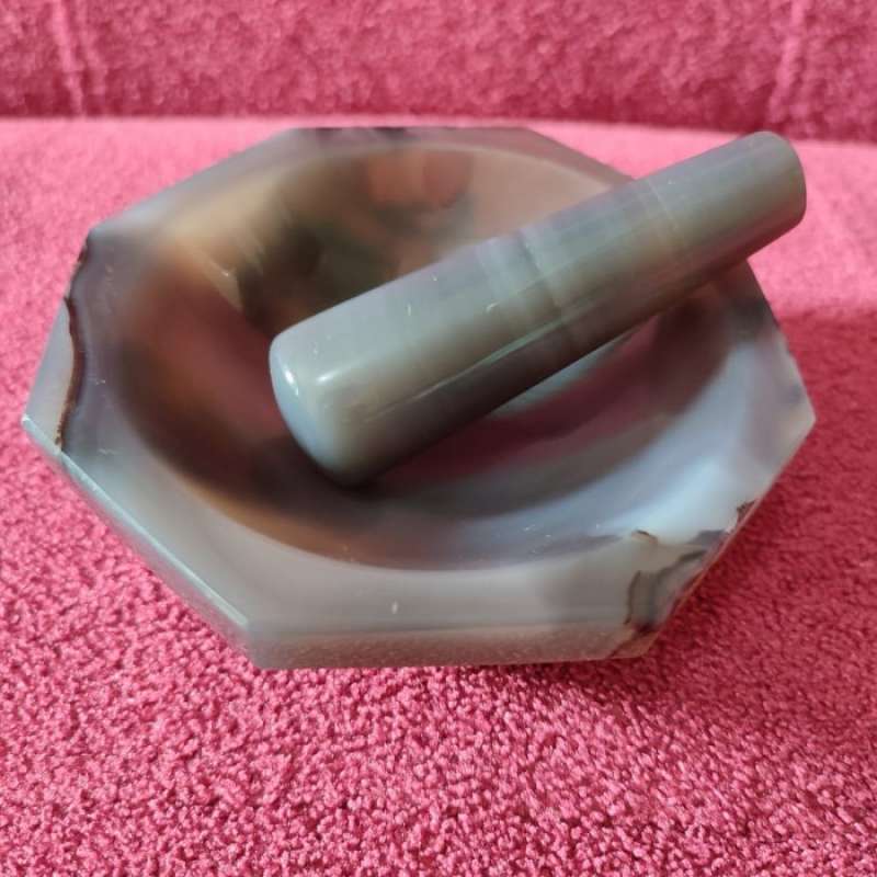 Jual Agate Mortar And Pestle Diameter 10 Cm Di Seller Anes Medika ...