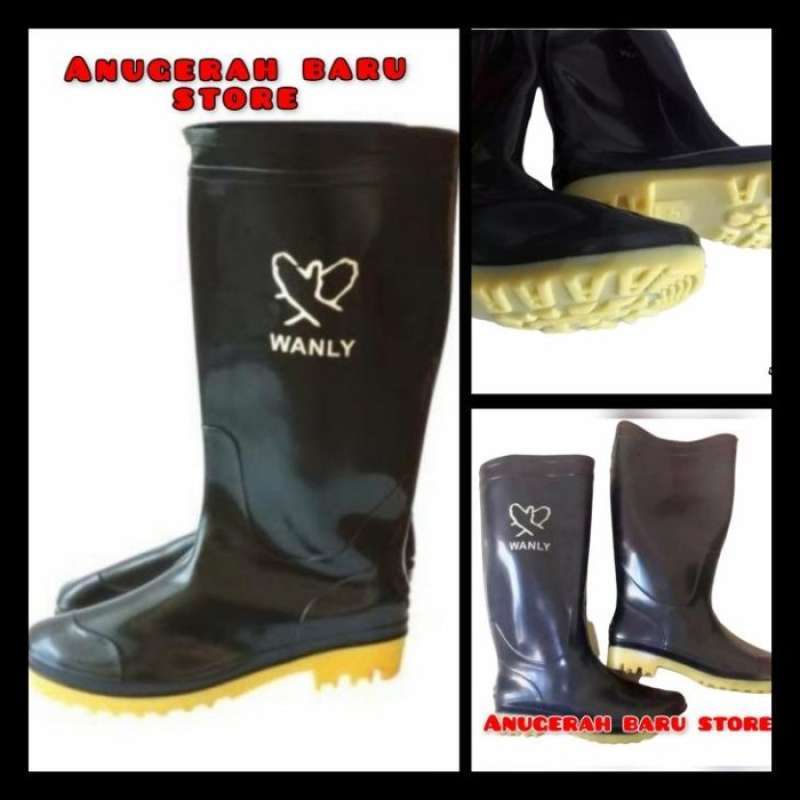 Jual Sepatu Bot Boot Sepatu Proyek Panjang Spatu But Karet Good Di ...