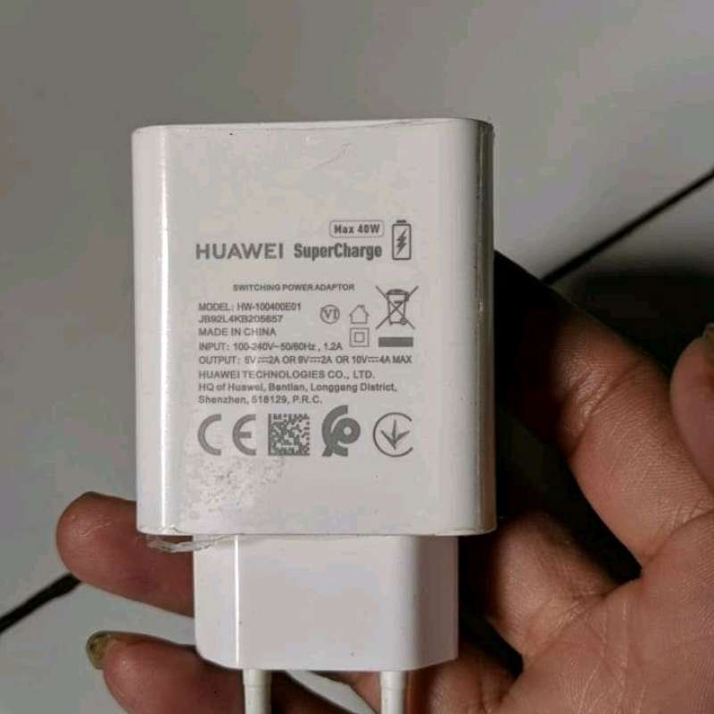 Jual Huawei Super Charge Kepala Charger 40w [ Copotan Hp ] Di Seller ...