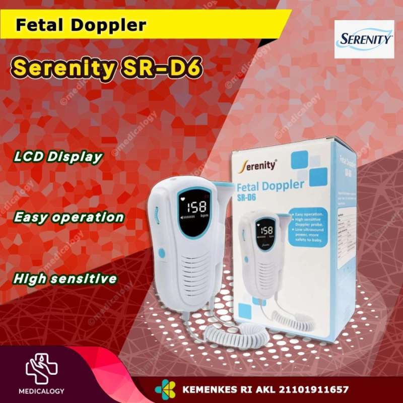 Jual Fetal Doppler LCD Serenity Type SR-D6 di Seller Medicalogy Makassar - Kota Makassar ...