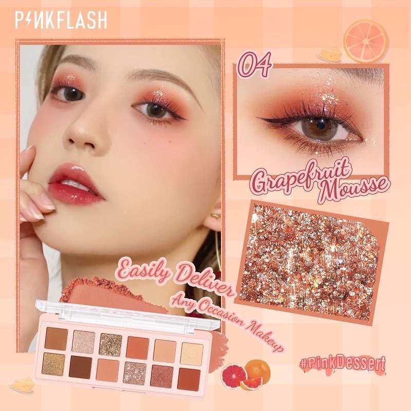 Jual PINKFLASH Pro Touch Eyeshadow Palette PF-E15 di Seller Cicasstore ...
