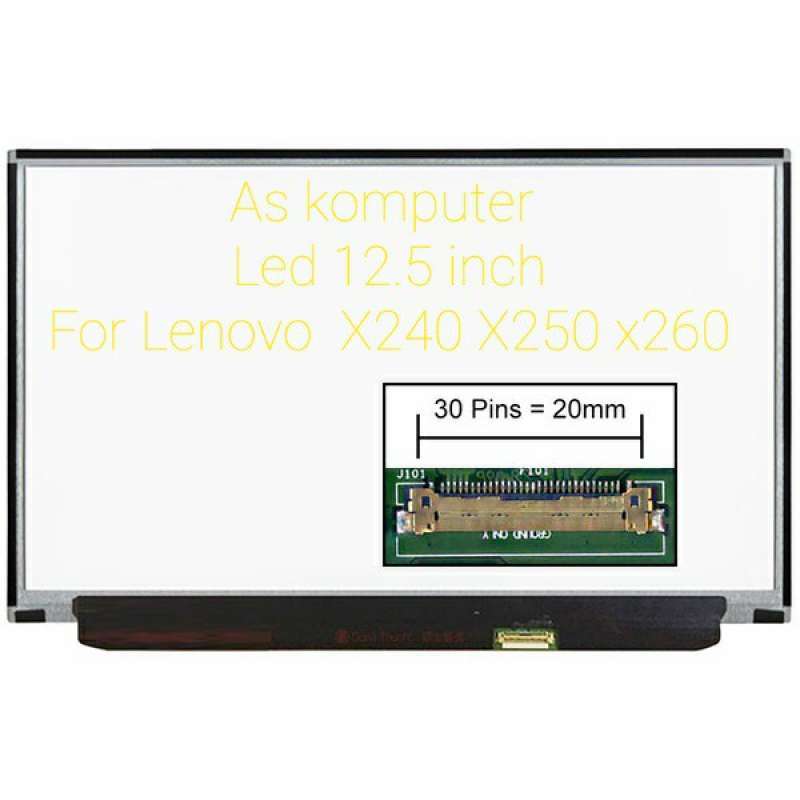 Jual Led lcd Lenovo Thinkpad X240 X240s X250 X250s X260 X260s series di ...