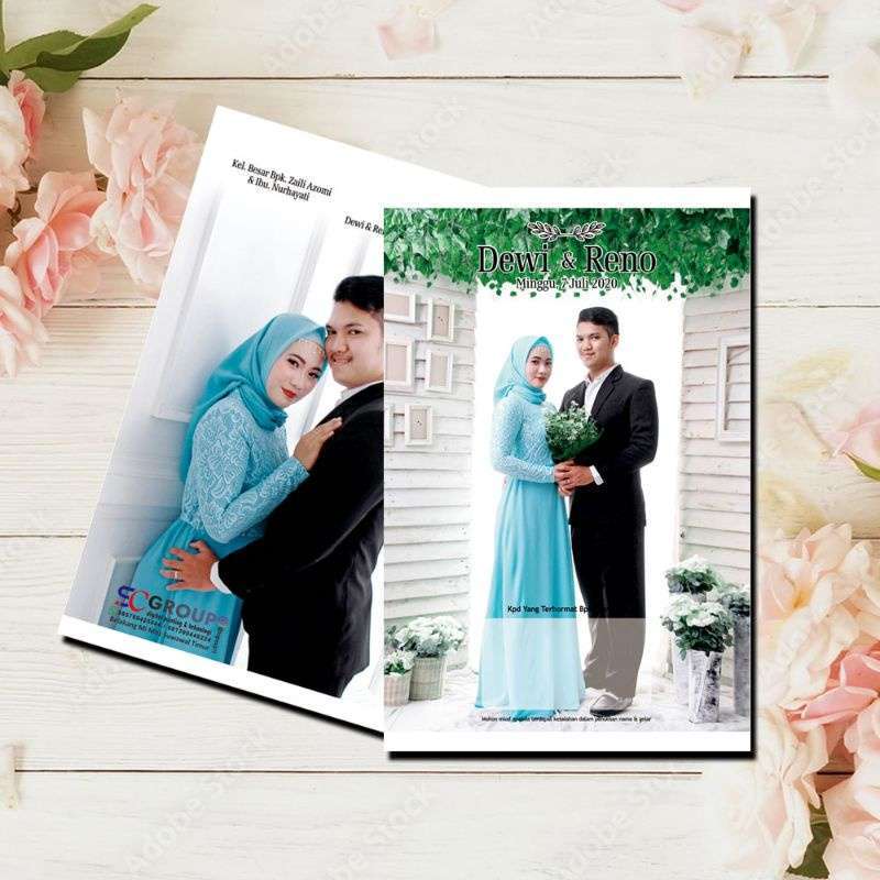 Jual Undangan Pernikahan Mewah Full Foto Bisa Custom Proses Cepat ...