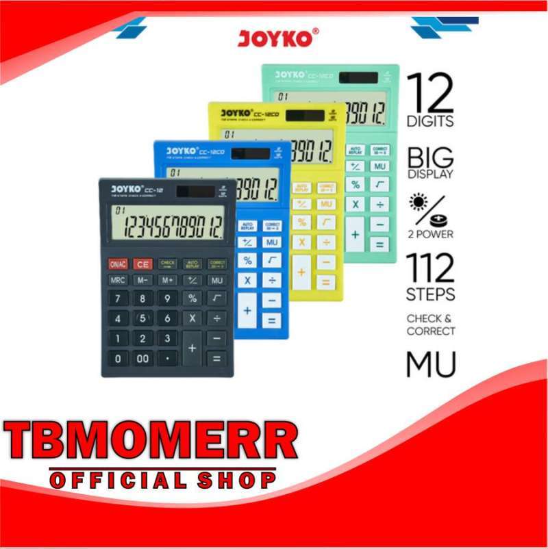 Jual KALKULATOR JOYKO CC-12CO di Seller tbmomerr - Kalijudan, Kota Surabaya | Blibli