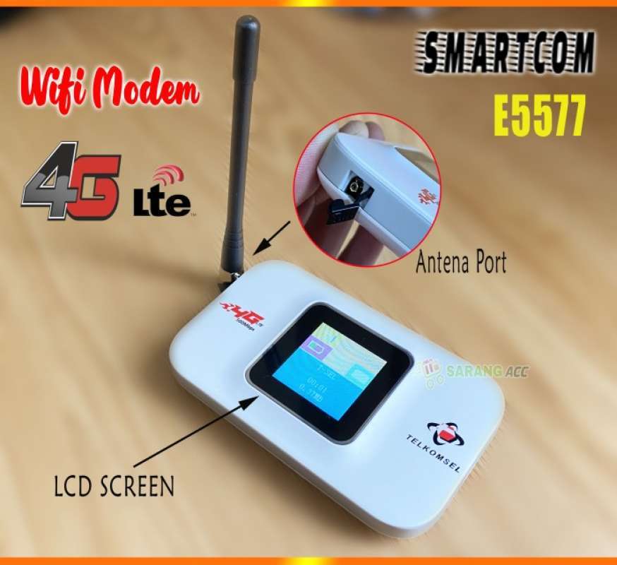 Jual Mifi Modem Wifi 4g Lte Pocket Router Smartcom E5577 Di Seller New ...