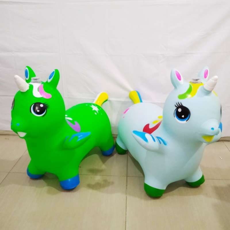 Jual ANIMAL JUMPING MUSIK TEBAL KUDA TERBANG/ (SNI) MAINAN KUDA KUDAAN ...