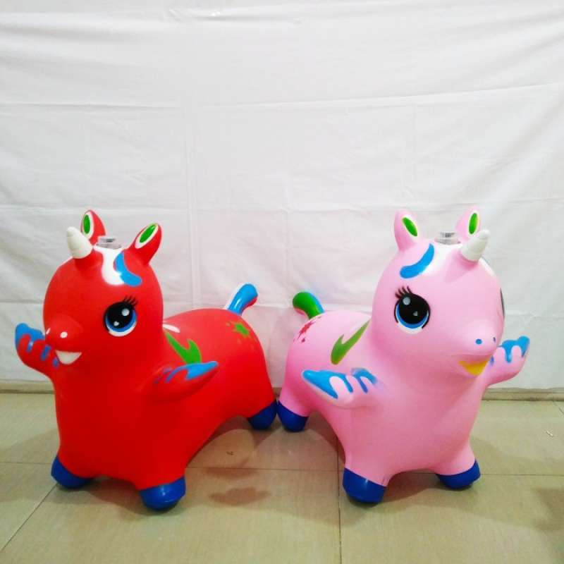 Jual ANIMAL JUMPING MUSIK TEBAL KUDA TERBANG/ (SNI) MAINAN KUDA KUDAAN ...