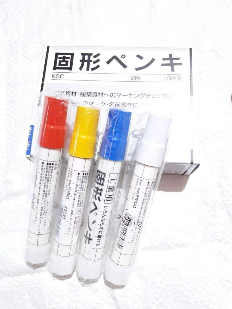 Jual Solid Steel Marker / Spidol Penanda Besi Baja Permanen Sakura ...