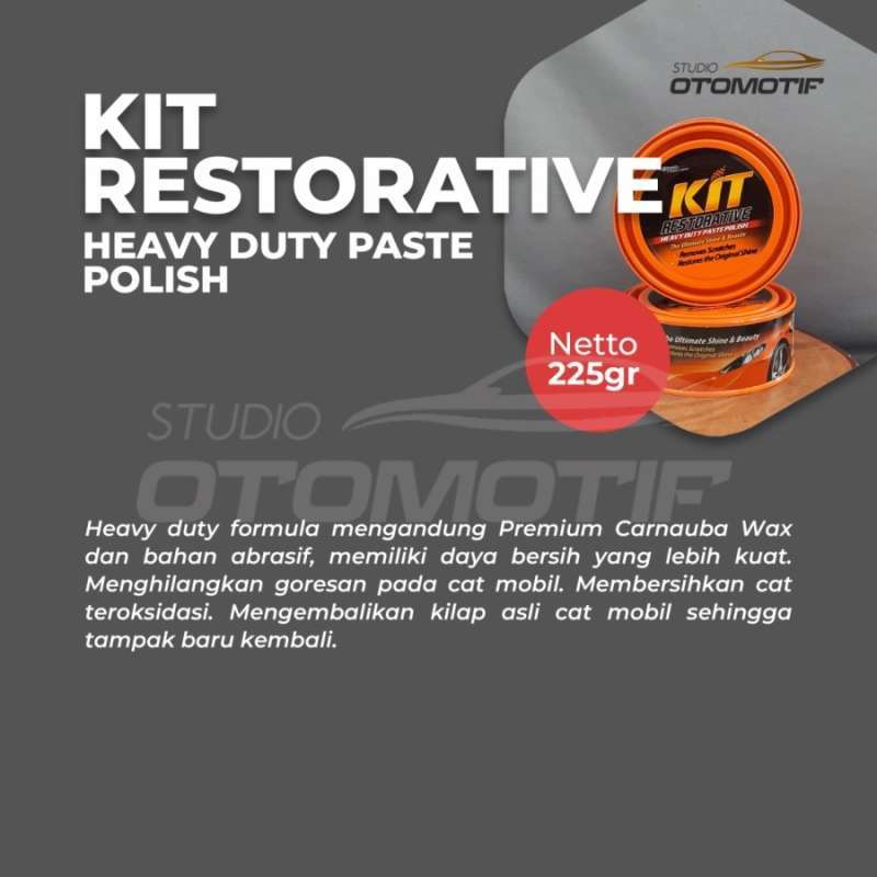 Jual Kit Restorative Paste 225gr Compound Pengkilap Body Mobil Motor Di ...