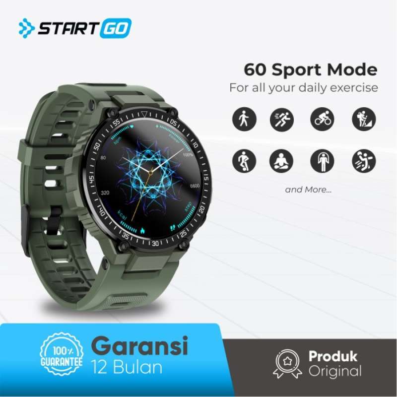 Jual Smartwatch Army Force Startgo 1.39” Amoled Hd Screen 60 Sports ...