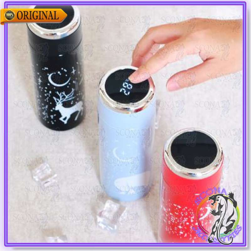 Jual Termos Led Display Suhu Stainless Steel Glow In The Dark 420ml Di ...