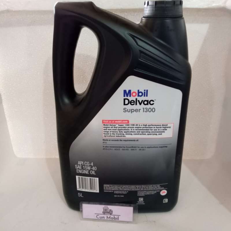 Jual Oli Mesin Mobil Delvac Super 1300 15w-40 Diesel Engine Oil 5 Liter ...