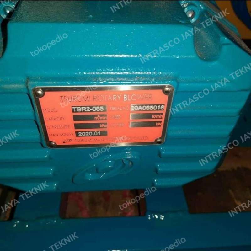 Jual Root Blower Tsurumi Tsr2-065 Motor Semens 4kw 5,5hp 380v Tambk ...