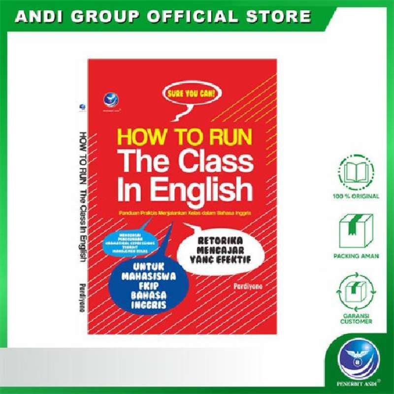 Jual How To Run The Class In English, Panduan Praktis Kelas Bahasa ...