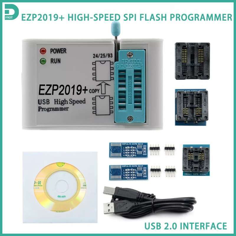 Jual Ezp2019 + Kit Programmer Usb Spi Bios. Alat Pemrograman Flash Flasher Kecepatan Tinggi ...