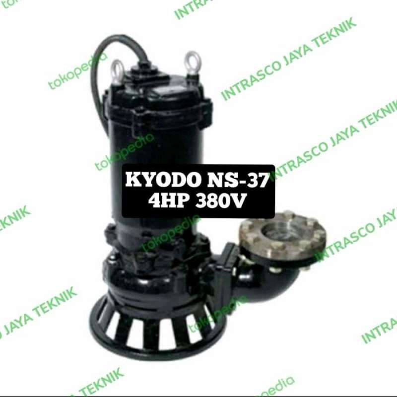 Jual Mesin Pompa Celup Untuk Air Kotor Limbah Ipal Kyodo NS-37 4HP 380V ...