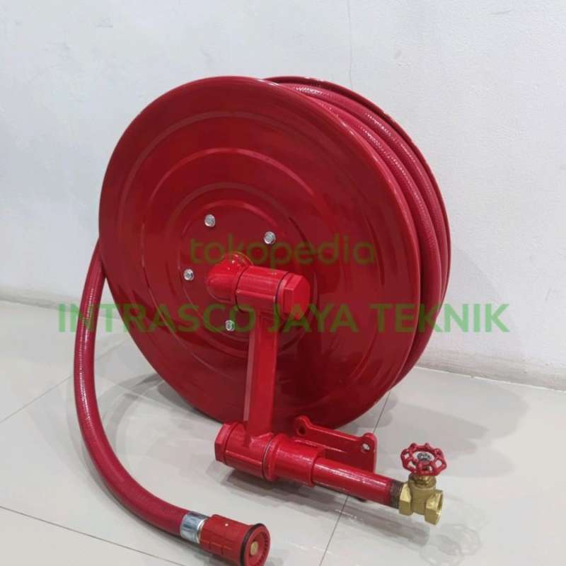 Jual Swinging Fire Hose Reel 1 In x 30 M Selang Hydrant Pemadam Gulung ...