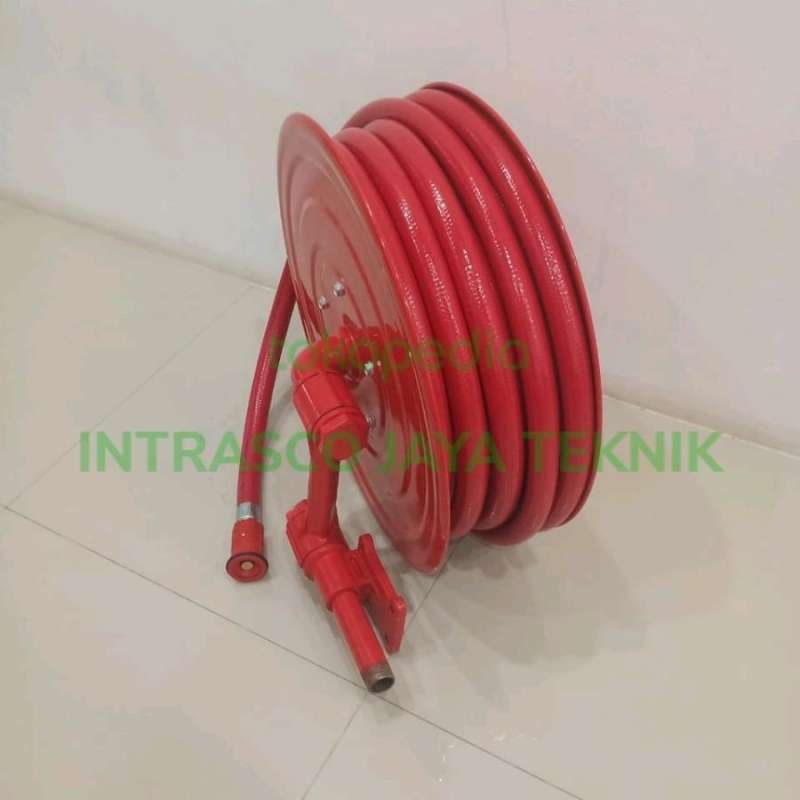 Jual Swinging Fire Hose Reel 1 In X 30 M Selang Hydrant Pemadam Gulung ...
