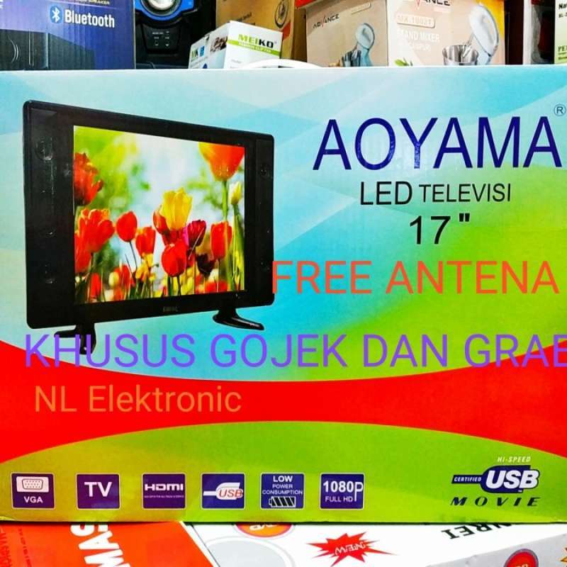 Jual TV LED AOYAMA MODEL BARU 17inch USB,HDMI,VGA di Seller NEW VISION ...