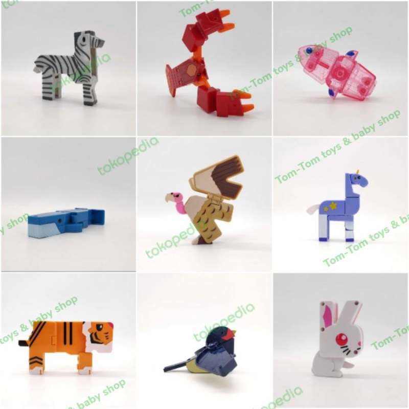Jual Emco POCKET SAFARI Alphabet Animals Morphers Huruf Hewan ...