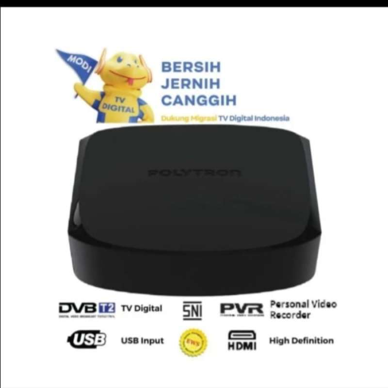 Jual POLYTRON SET TOP BOX PDV 700 T2 ALAT SIARAN TV DIGITAL FULL HD STB ...