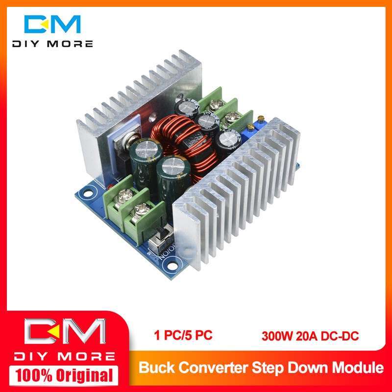 Jual Diymore DC-DC 300W 20A Asli Modul Step Down Konverter Buck Arus ...