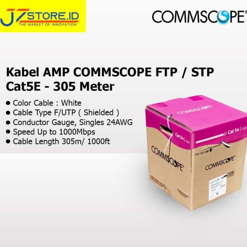 Jual Commscope Kabel Lan Ftp Cat5 Outdoor 305m Di Seller Jz Technology ...