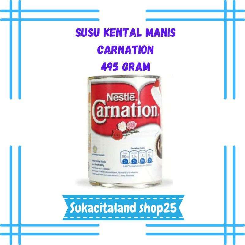 Jual susu kental manis 495 gr nestle carnation | skm | krimer kental ...