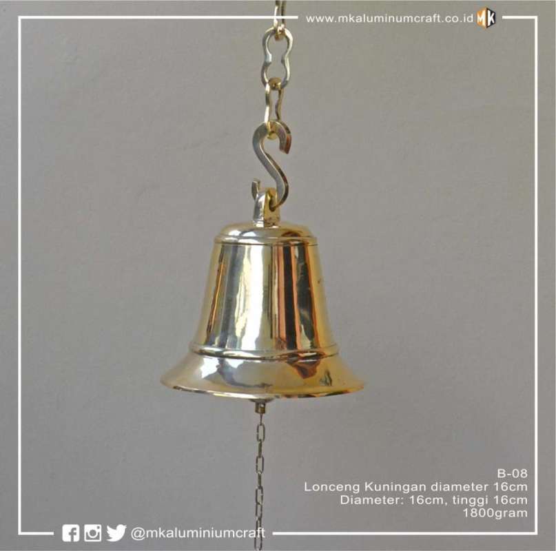 Jual Lonceng - Bel Sekolah - Lonceng Kantor - Bel Pintu Ukuran S di ...