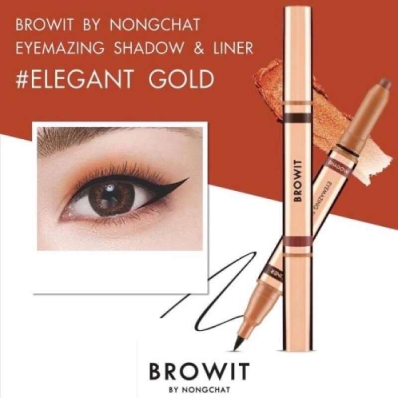 Jual Brow It By Nongchat Eyemazing Shadow And Liner 2 In 1 1000% ...
