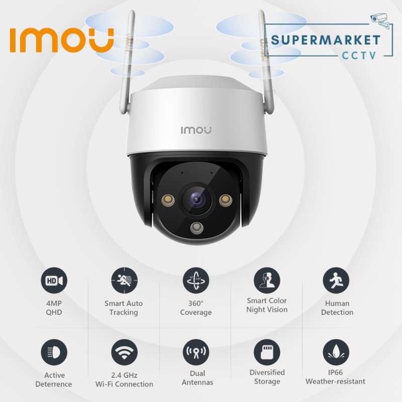 Promo Imou Cruiser Se 4mp Smart Tracking & Full Color Night Vision ...