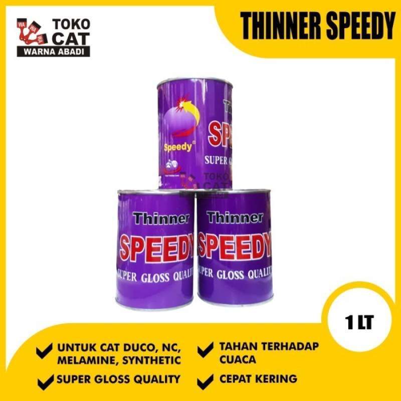 Promo Thinner Speedy 1 Liter Diskon 35% Di Seller Taylaa Shop - Wanasari, Kab. Bekasi | Blibli