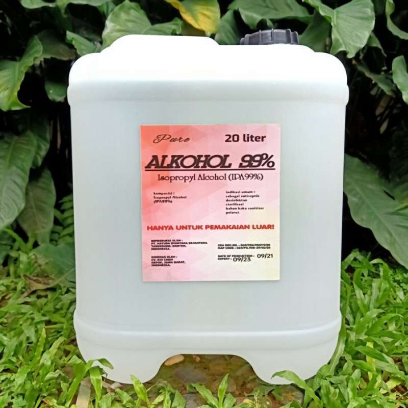 Promo Isopropyl alcohol 99% 20 Liter Isopropil alkohol 99 Diskon 44% di ...