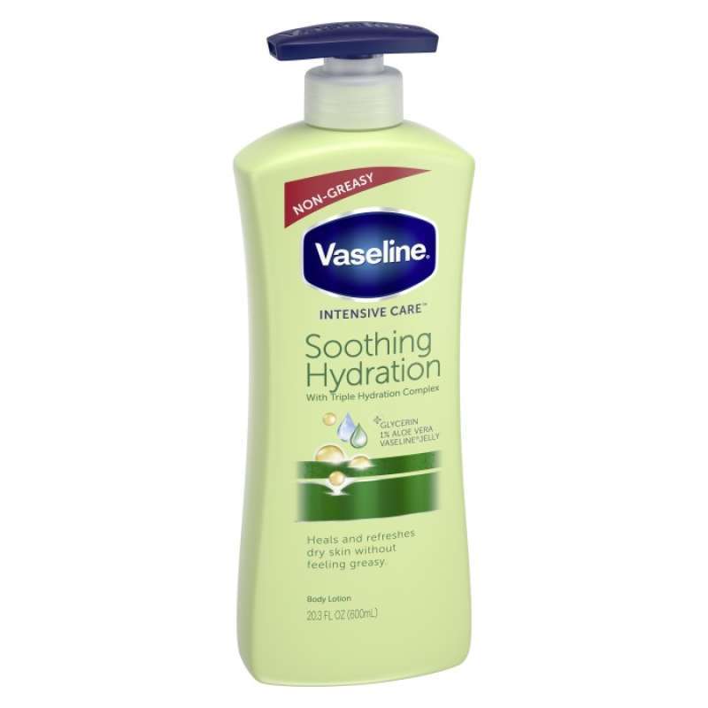 Promo Vaseline Intensive Care Soothing Hydration Body Lotion (600ml ...