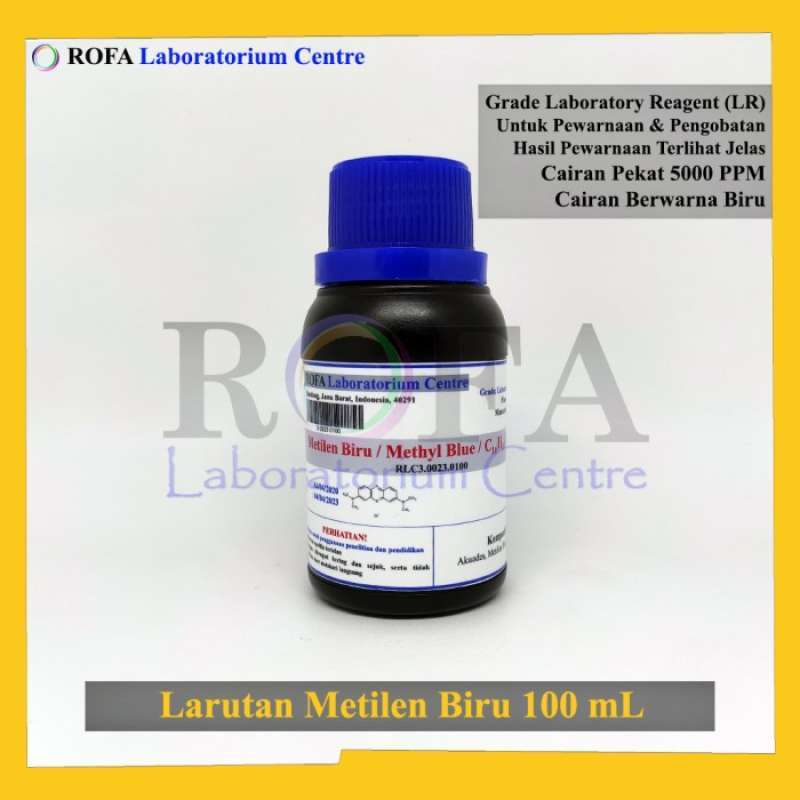 Jual Metilen Biru / Methylene Blue / Metilen Blue 100 Ml Di Seller ...
