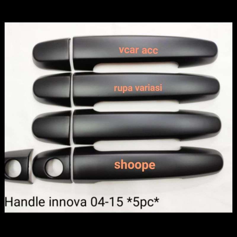 Jual cover handle pegangan pintu toyota fortuner / inova innova grand ...